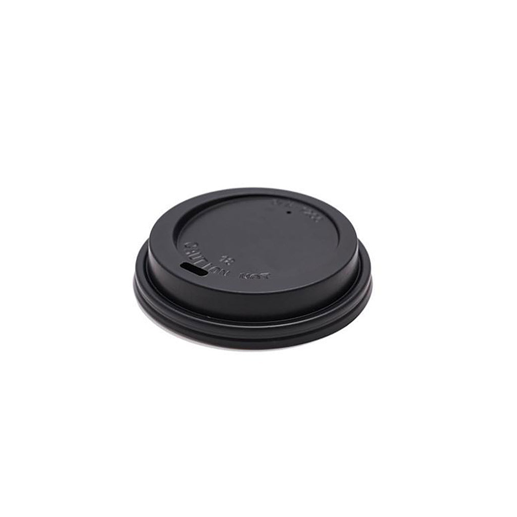 Black Lids 12 16 oz 90mm